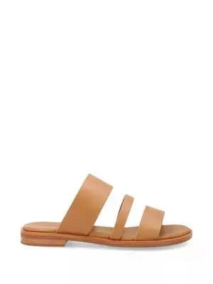 FRAU Triple-strap Leather Sandals