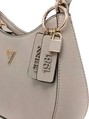 Guess Noelle Logo Charm Shoulder Bag