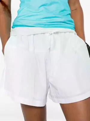 SYSTEM Drawstring-waistband Panelled Shorts