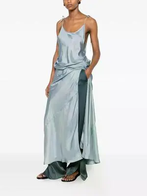 SYSTEM Maxi Dress With Tie-fastening Shoulders