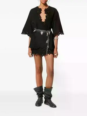 Isabel Marant Étoile Broderie-anglaise Top - Black