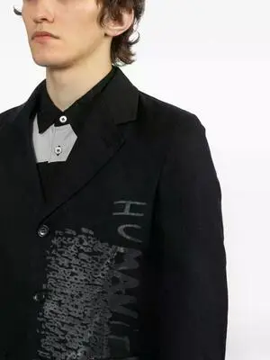 Comme Des Garçons Graphic-print Blazer