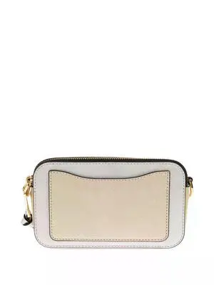 Marc Jacobs The Snapshot Leather Shoulder Bag - Silver