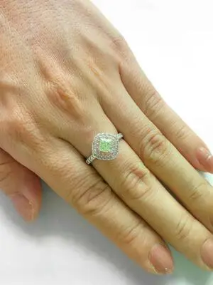HYT JEWELRY Diamond Halo Ring