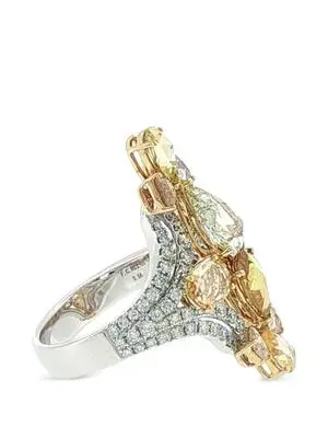 HYT JEWELRY Floral Diamond Ring