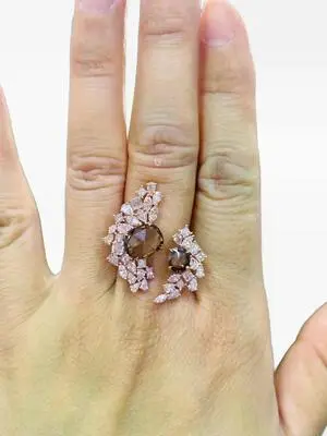 HYT JEWELRY Floral Diamond Ring