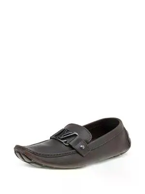LOUIS VUITTON Monte Carlo Leather Loafers