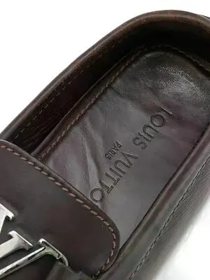 LOUIS VUITTON Monte Carlo Leather Loafers