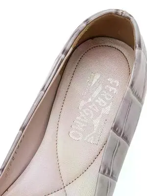 FERRAGAMO Varina Ballet Flats - Grey