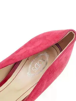 TOD'S Peep-toe Wedge Pumps