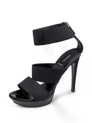 Fendi Strappy Ankle-cuff Sandals