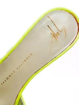 GIUSEPPE ZANOTTI Patent Leather Platform Sandals