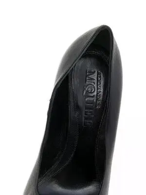 Alexander McQueen Skull Peep-toe Pumps