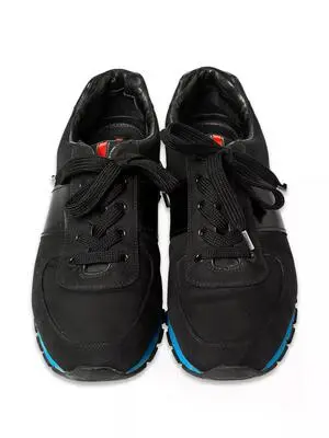 Prada Leather Panel Sport Low-top Sneakers