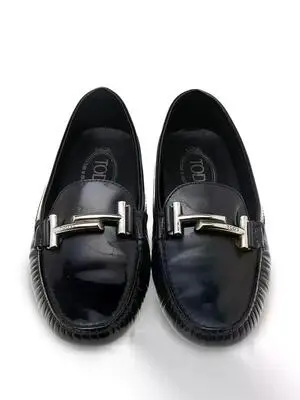 TOD'S Double T Loafers - Black