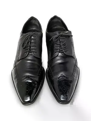 Dolce & Gabbana Leather Brogue Lace-up Derby Shoes