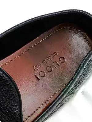 Gucci Horsebit Leather Loafers - Black