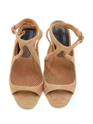 Alexander Wang Piper Fishnet Heeled Sandals