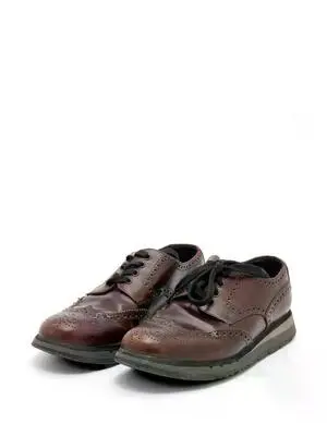Prada Brogue Leather Derby Shoes