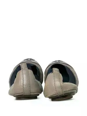 Tory Burch Gabby Scrunch Logo Ballet Flats
