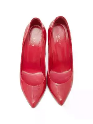 Dolce & Gabbana Patent Leather Pointed Toe Stiletto Pumps - Pink