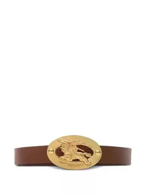 Burberry Reversible Check Leather Belt - Neutrals