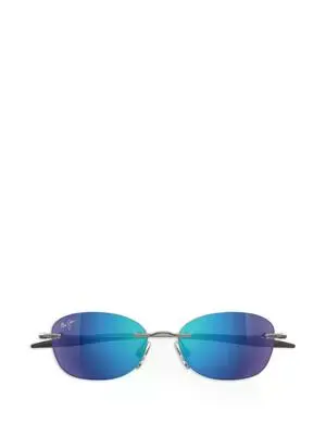 Maui Jim Kaila Rimless Sunglasses - Silver