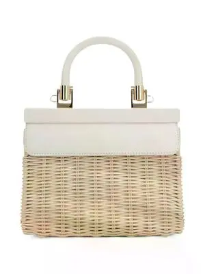 Rodo Paris Wicker Tote Bag
