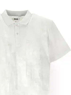 SLAM Logo-embroidered Polo Shirt