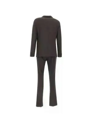 Corneliani Single-breasted Peak-lapel Suit - Brown