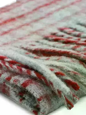 Marni Check-pattern Fringed Scarf