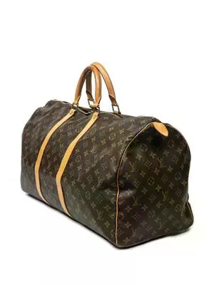 LOUIS VUITTON Keepall 55 Monogram Travel Bag