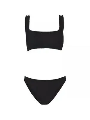 Hunza G Xandra Crinkle-effect Bikini - Black