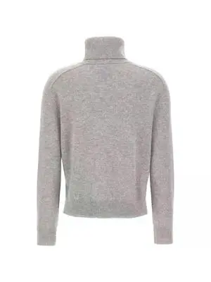 SWEET CASHMERE Ribbed Turtleneck Cashmere Sweater