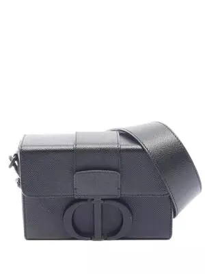Dior 30 Montaigne Shoulder Bag - Black