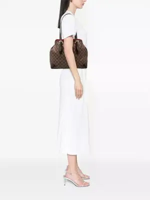 LOUIS VUITTON Damier Ebene Hampstead Mm Tote Bag