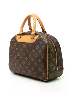 LOUIS VUITTON Monogram Trouville Handbag - Brown