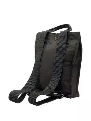 Hermès Herline Pm Canvas Backpack - Grey
