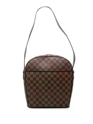 LOUIS VUITTON Damier Ebene Ipanema Gm Shoulder Bag - Brown