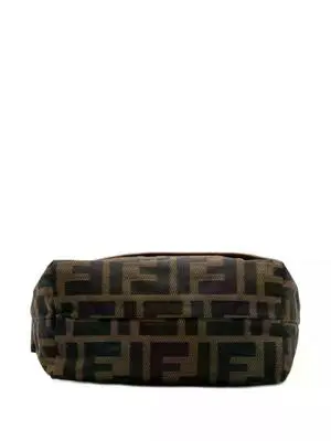 Fendi Mini Ff Zucca Canvas Crossbody Bag