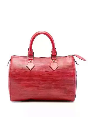 LOUIS VUITTON Epi Speedy 30 Boston Bag - Red