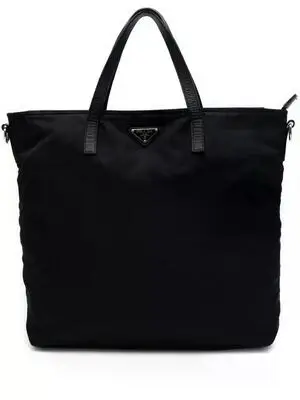 Prada Tessuto Satchel - Black