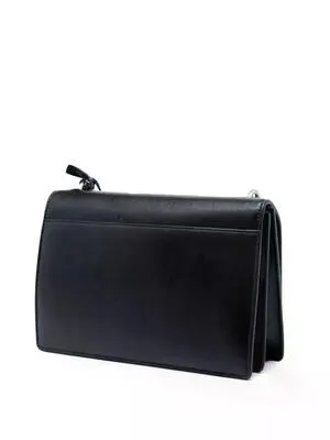 Saint Laurent Medium Calfskin Monogram Sunset Crossbody Bag - Black