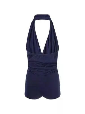 Paloma Wool Soma Halterneck Draped Jumpsuit
