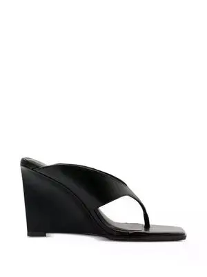 ANDREA CARRANO Wedge-heel Sandals - Black