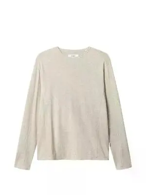 GABBA Sand Melange Crew Neck Long Sleeve Sweater