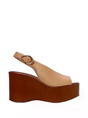 ANDREA CARRANO Buckle-fastening Wedge Sandals