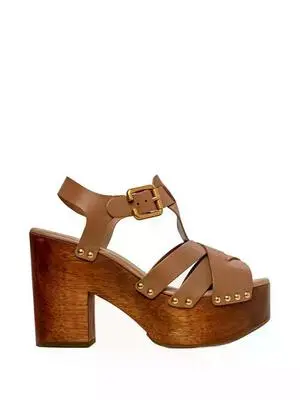 ANDREA CARRANO Studded Platform Sandals