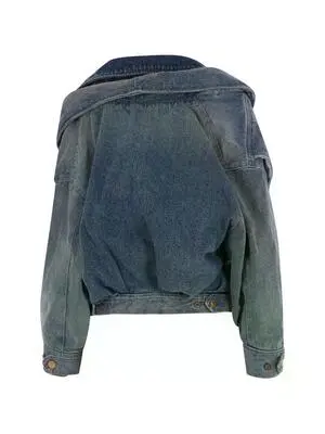AUGUST BARRON Layered-panel Deconstructed Jacket