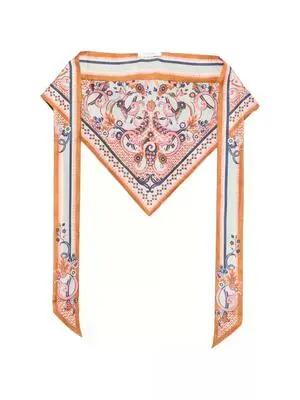 Zimmermann Floral-print Silk Scarf